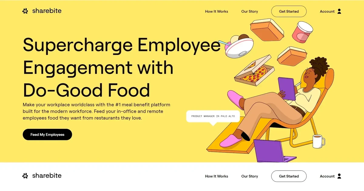 Sharebite | Скриншот главной страницы