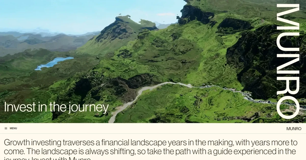 Munro Partners | Скриншот главной страницы