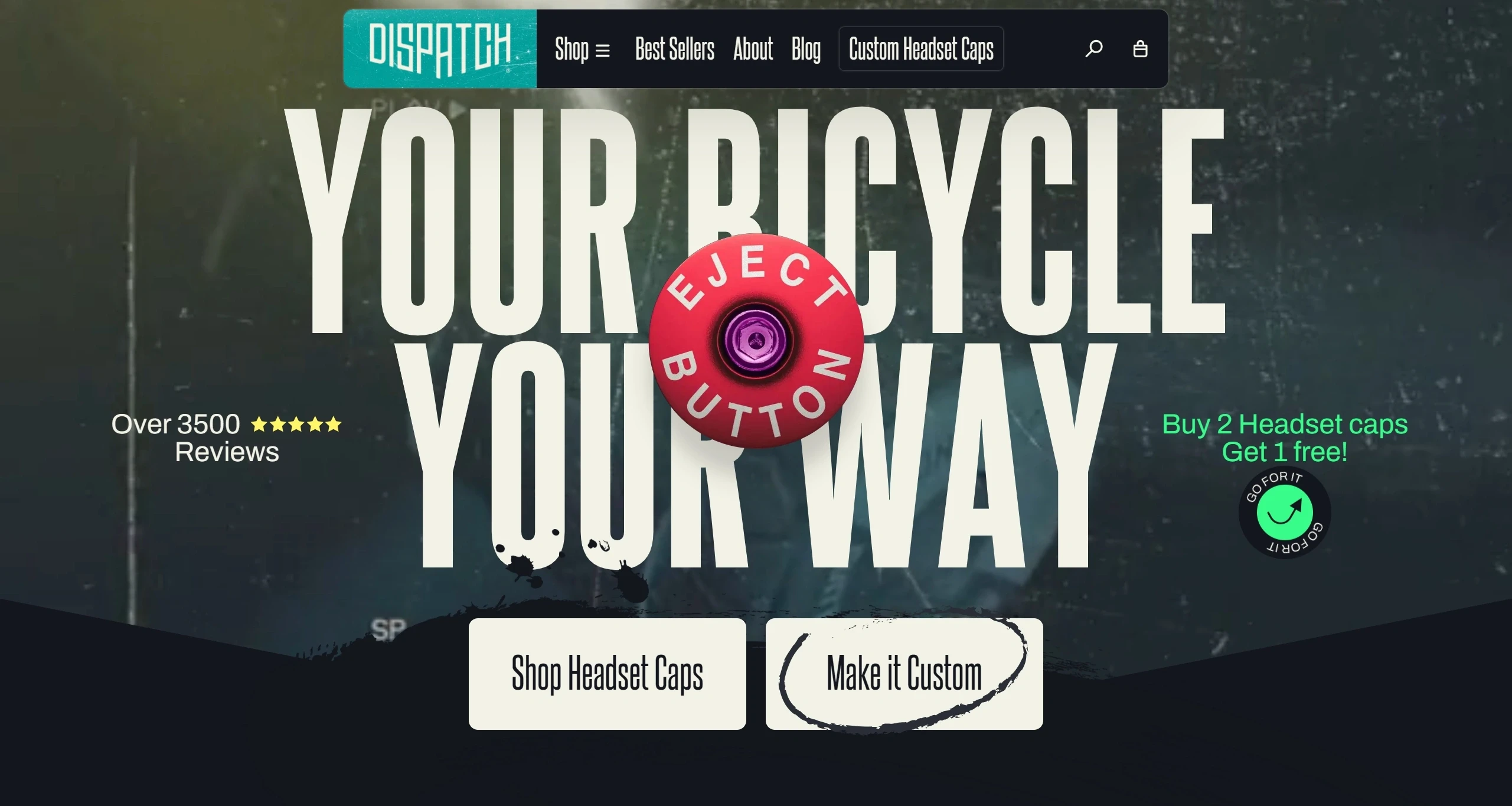 Dispatch Bike | Скриншот секции «Первый экран»