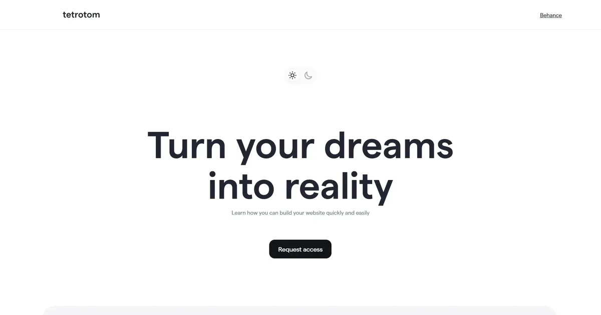 tetrotom | Скриншот главной страницы