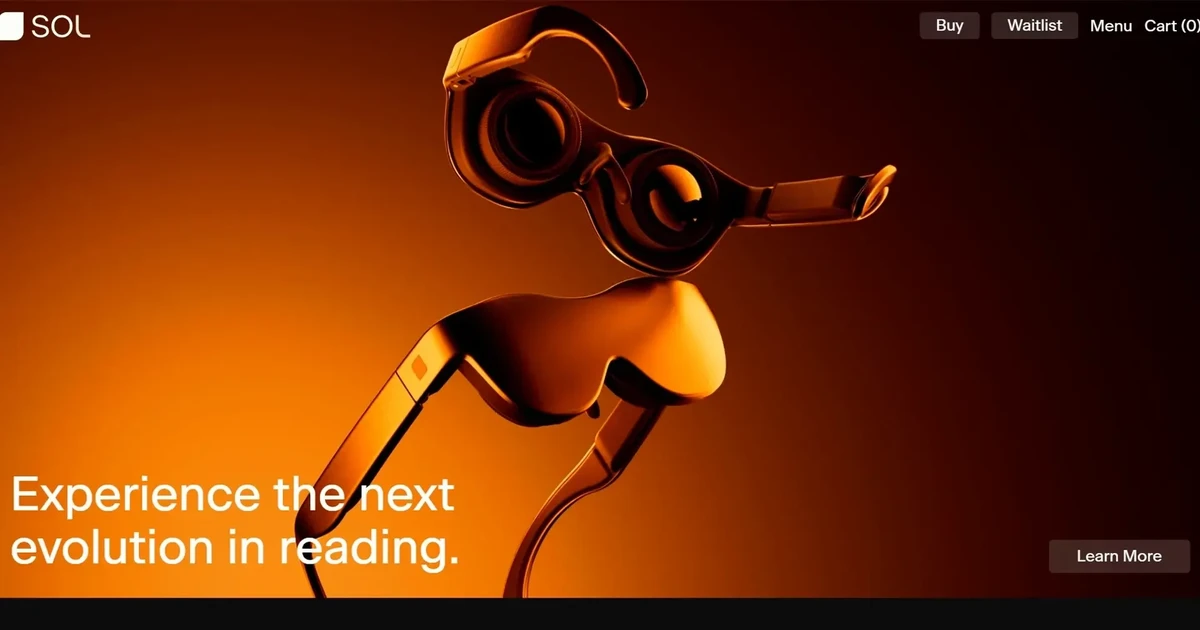 Sol | Скриншот главной страницы