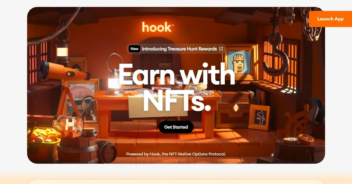 Hook Protocol | Скриншот главной страницы